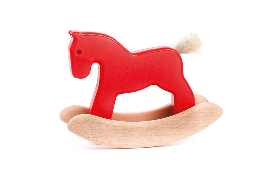 Rocking Horse - Red – Tiny Equestrians